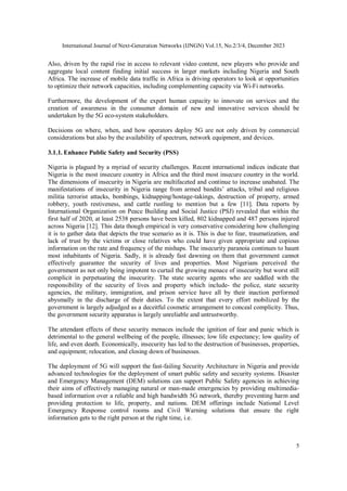 5G Technology: An Assessment of the Opportunities and Challenges in an ...