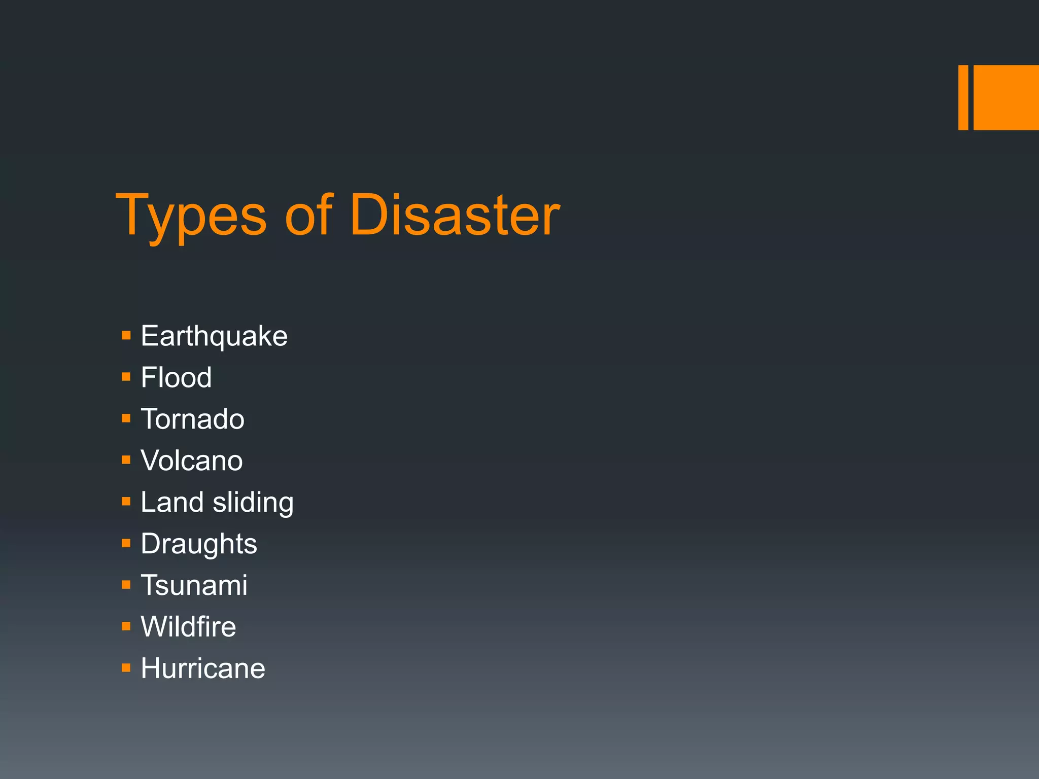 Natural Disasters | PPTX