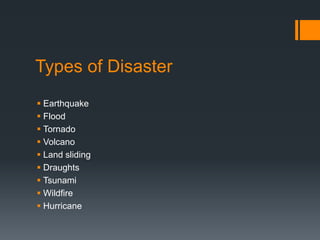 Natural Disasters | PPT