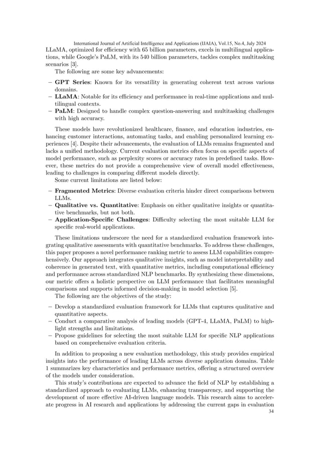 Comparing LLMs Using a Unified Performance Ranking System | PDF