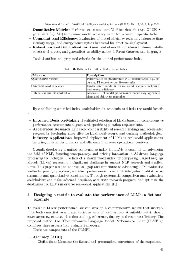 Comparing LLMs Using a Unified Performance Ranking System | PDF