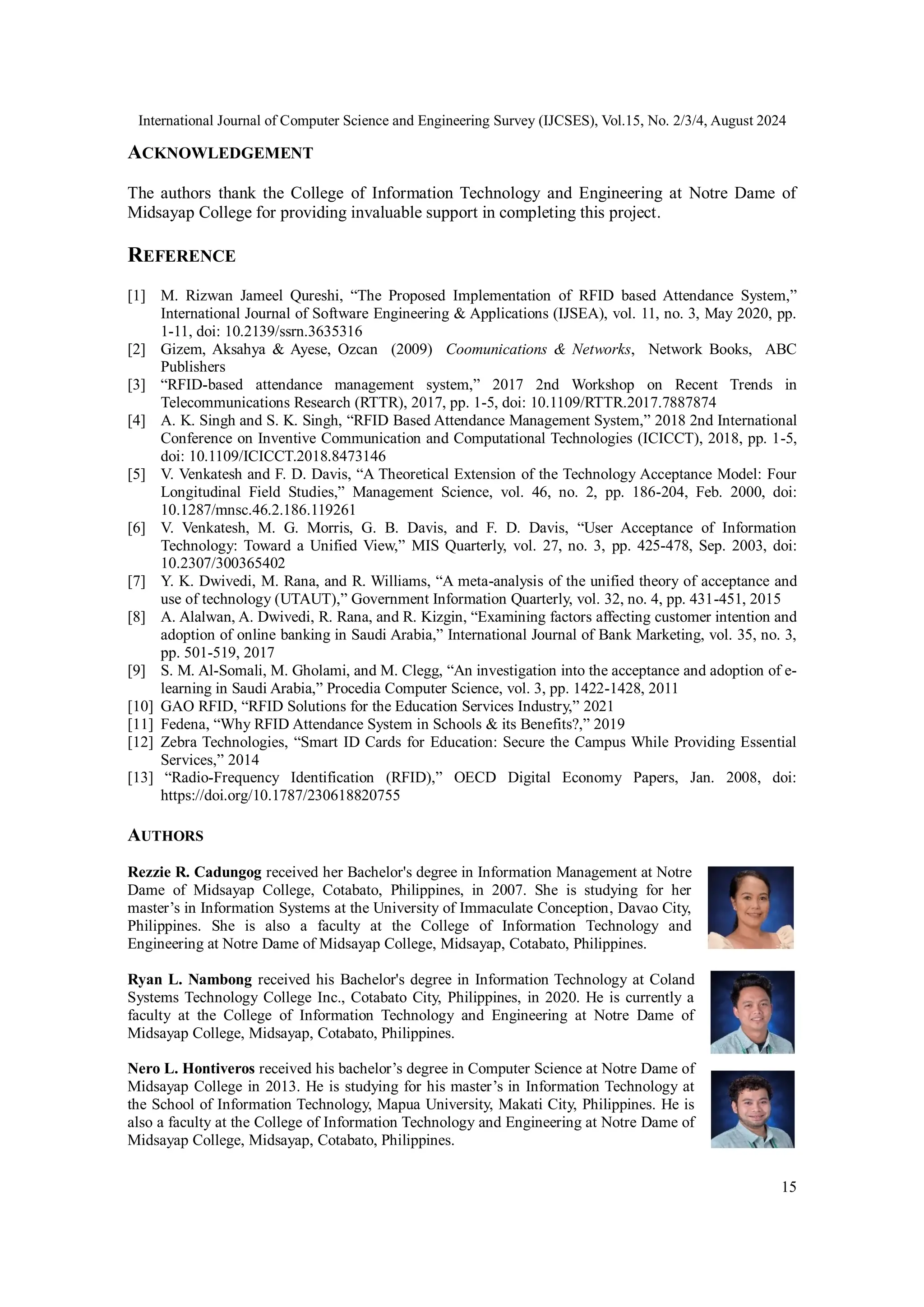 Cite_Stema SA Atendansiya: Modernizing Cite Students Attendance System ...