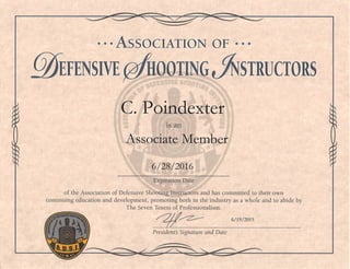 ADSI Memb Cert | PPT