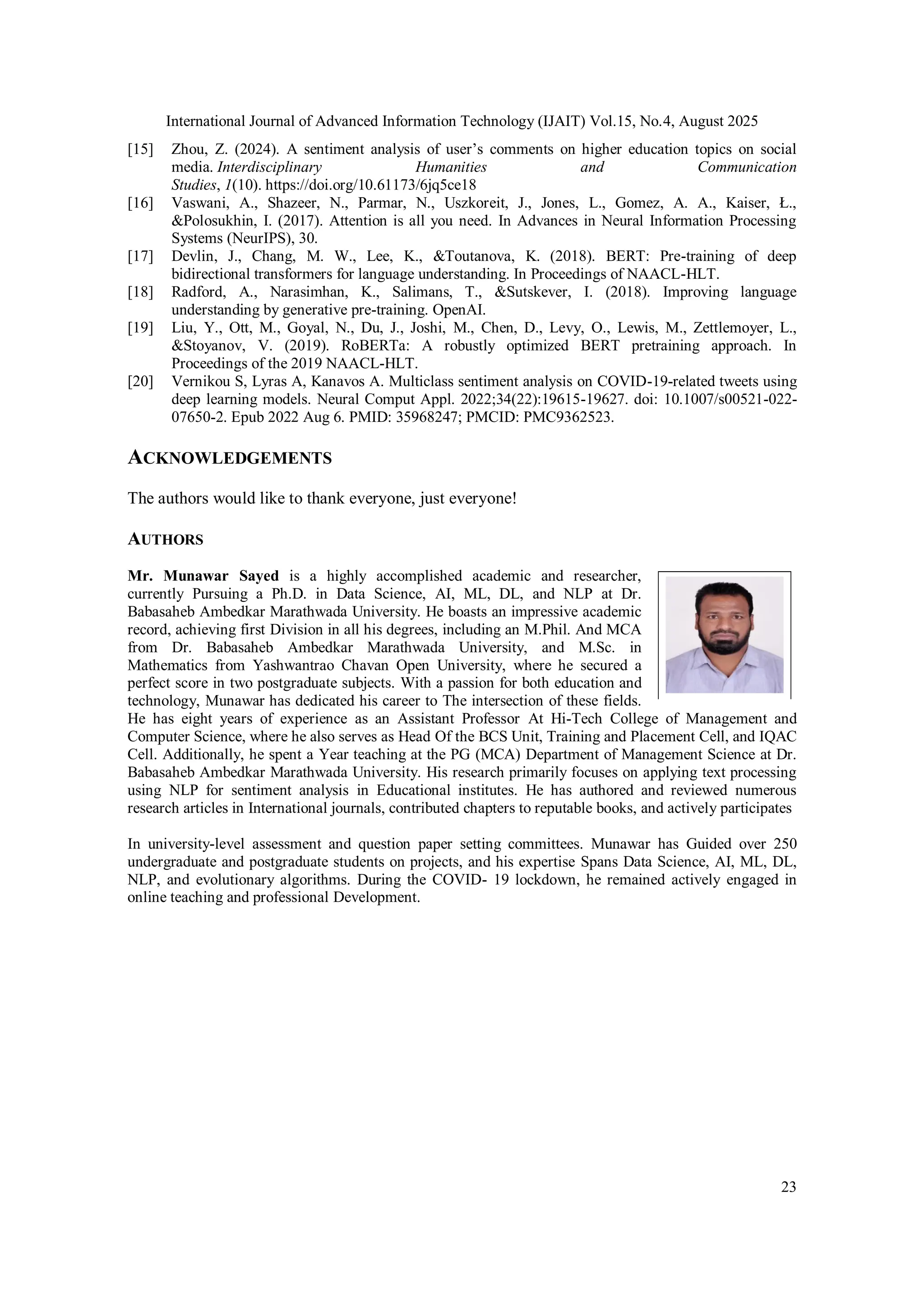 THE STUDY OF INCREMENTAL PROCEDURE WITH DEEP LSTM FOR MULTICLASS SENTIMENT ANALYSIS CONTEXT WITH ...