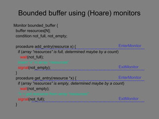 Semaphores and Monitors | PPT