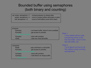 Semaphores and Monitors | PPT | Operating Systems | Computer Software and Applications