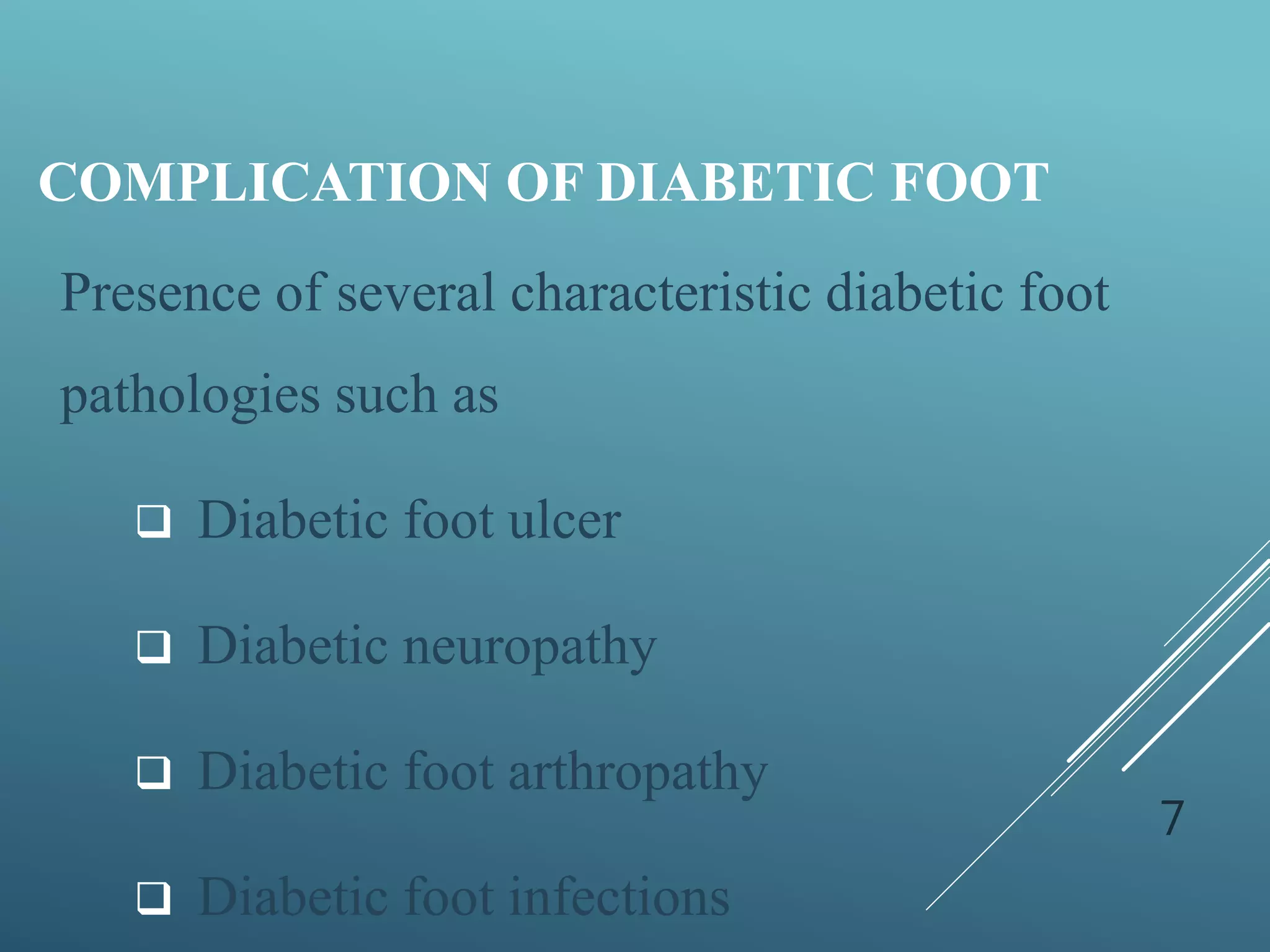 Diabetic foot | PPTX