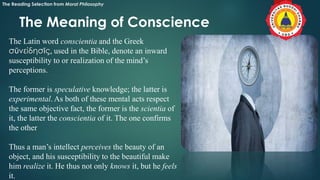 Conscience Determines What's Right | PPT