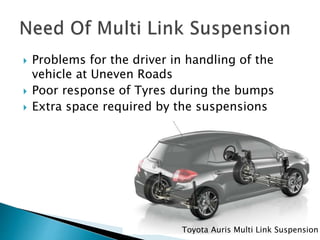 Mutli Link Suspension | PPTX