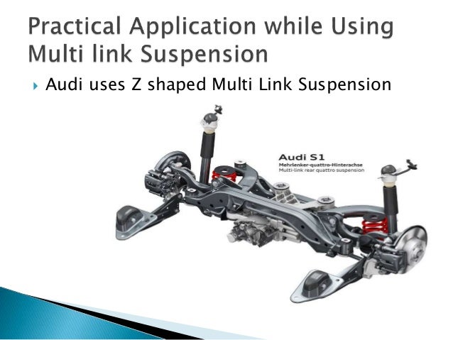 Mutli Link Suspension