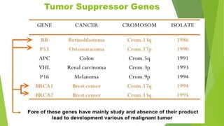 biology of cancer | PPTX