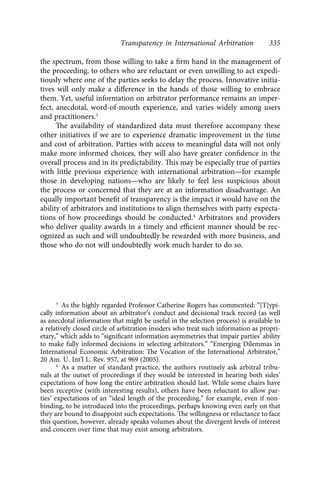 Transparency in International Arbitration | PDF