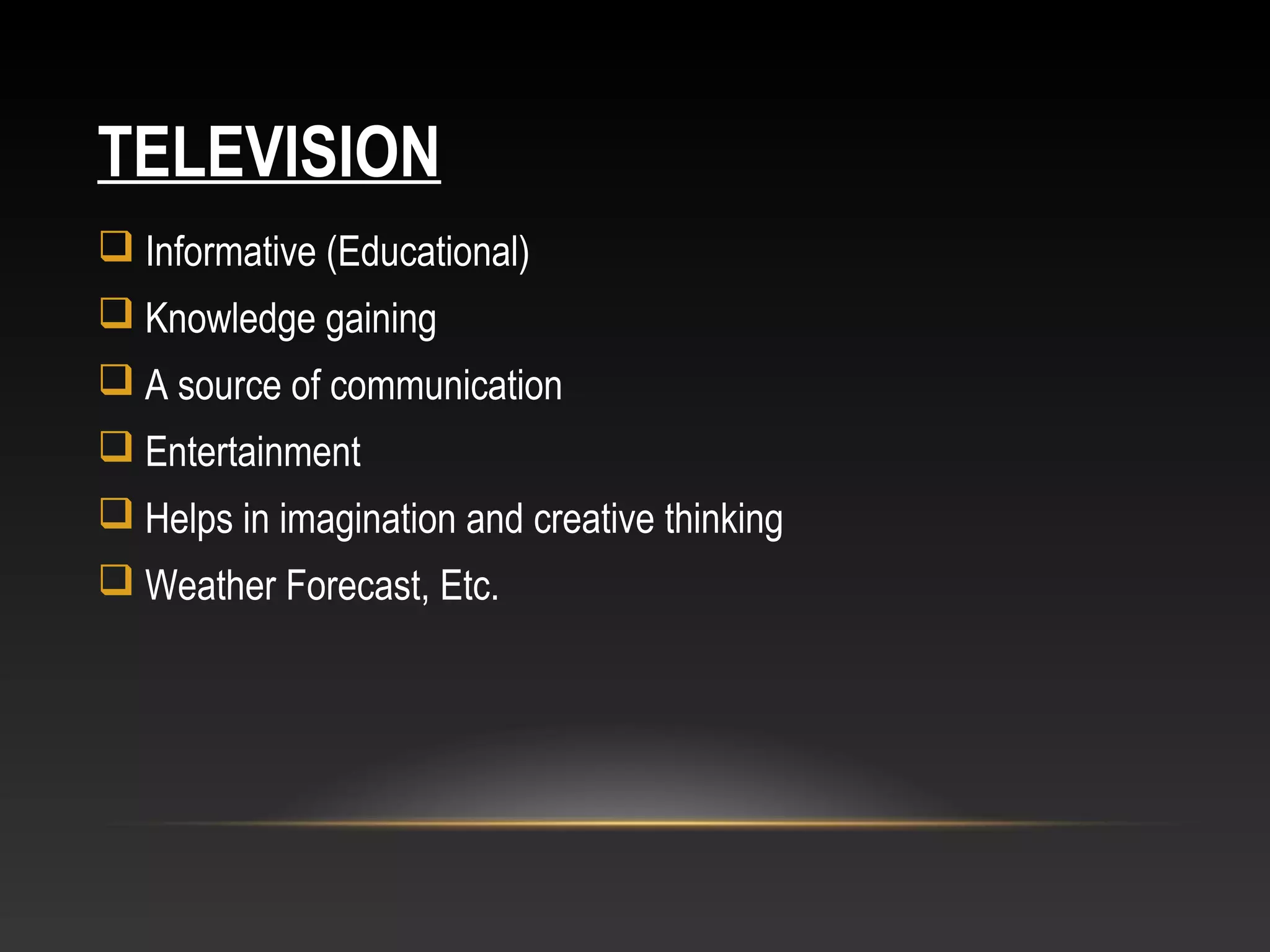 IS TELEVISION AN IDIOT BOX | PPT