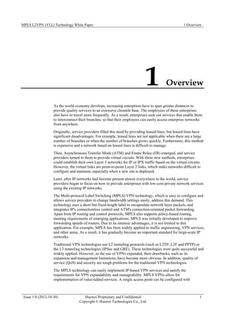 MPLS L2VPN (VLL) Technology | PDF | Computer Networking | Computing