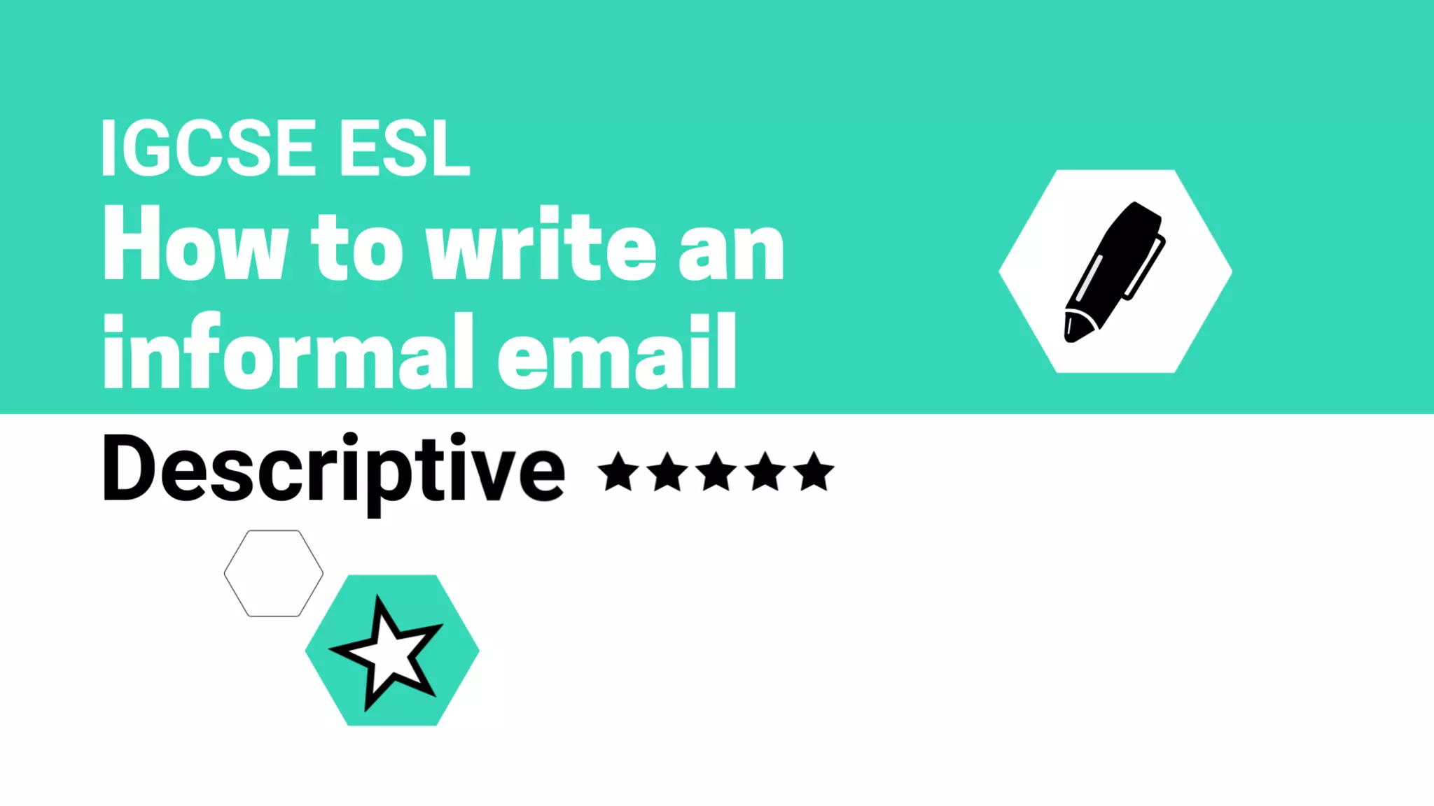 IGCSE ESL Informal Email Descriptive | PDF