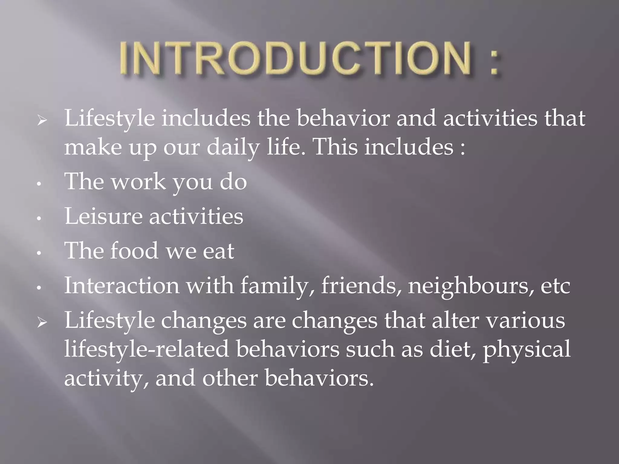 Changing Values And Lifestyle | PPTX | Family and Relationships