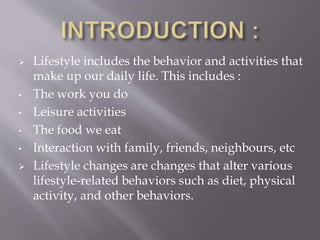 Changing Values And Lifestyle | PPTX