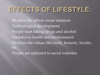 Changing Values And Lifestyle | PPTX