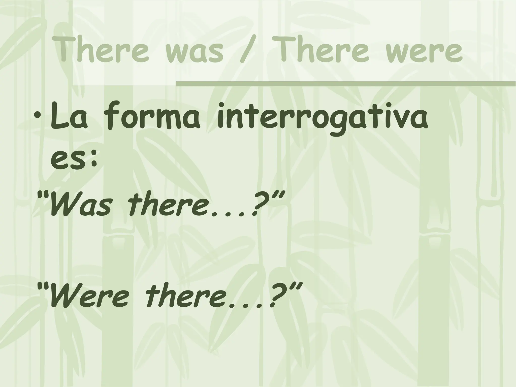 There was_there were presentation for esl | PPT