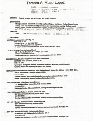 tammy resume | PDF