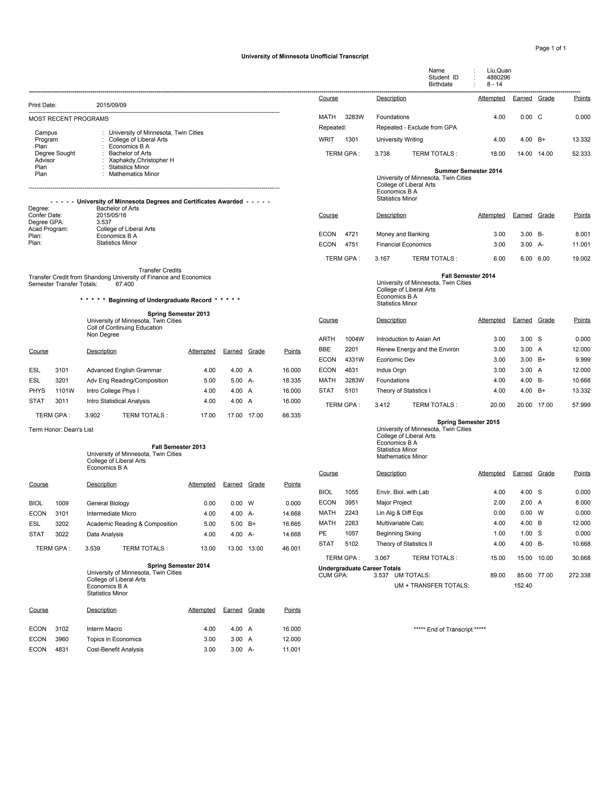 Transcript of Quan Liu | PDF