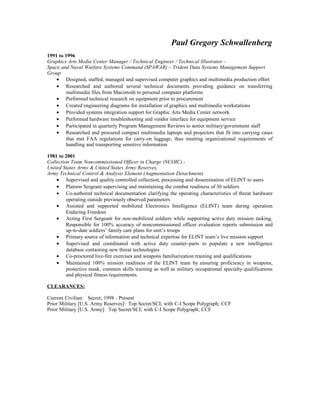 Schwallenberg Jan 16 - Resume | DOC