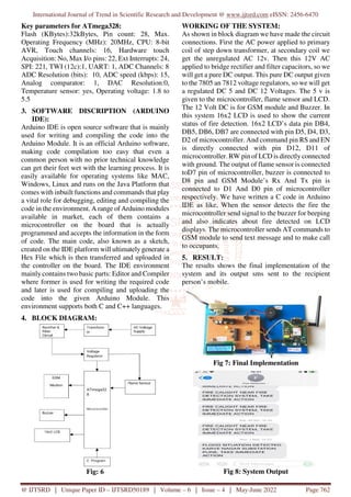 Fire Detection System using GSM Module | PDF