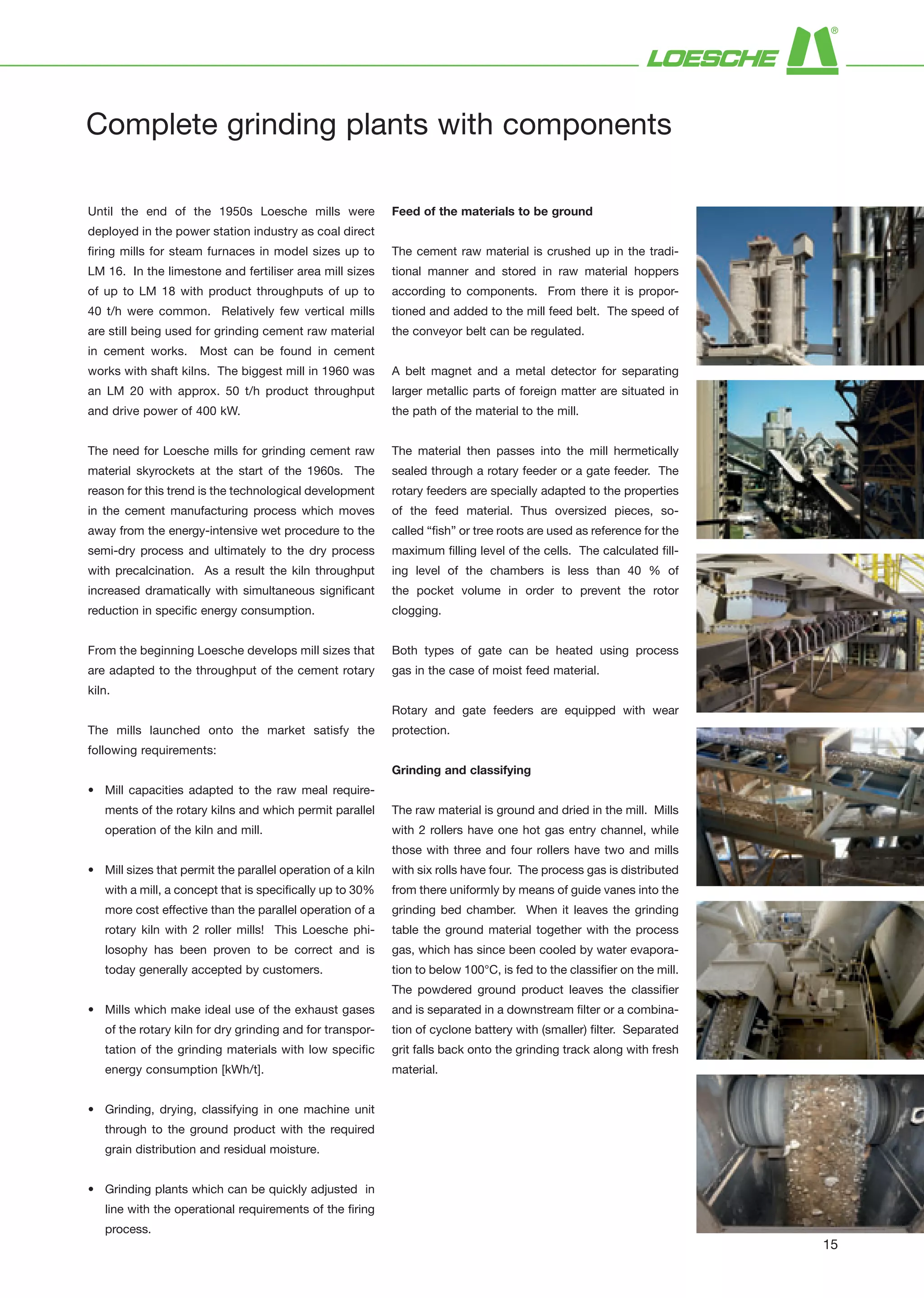 Loesche Technology - Always a Step Ahead: Loesche Mills for Cement Raw ...