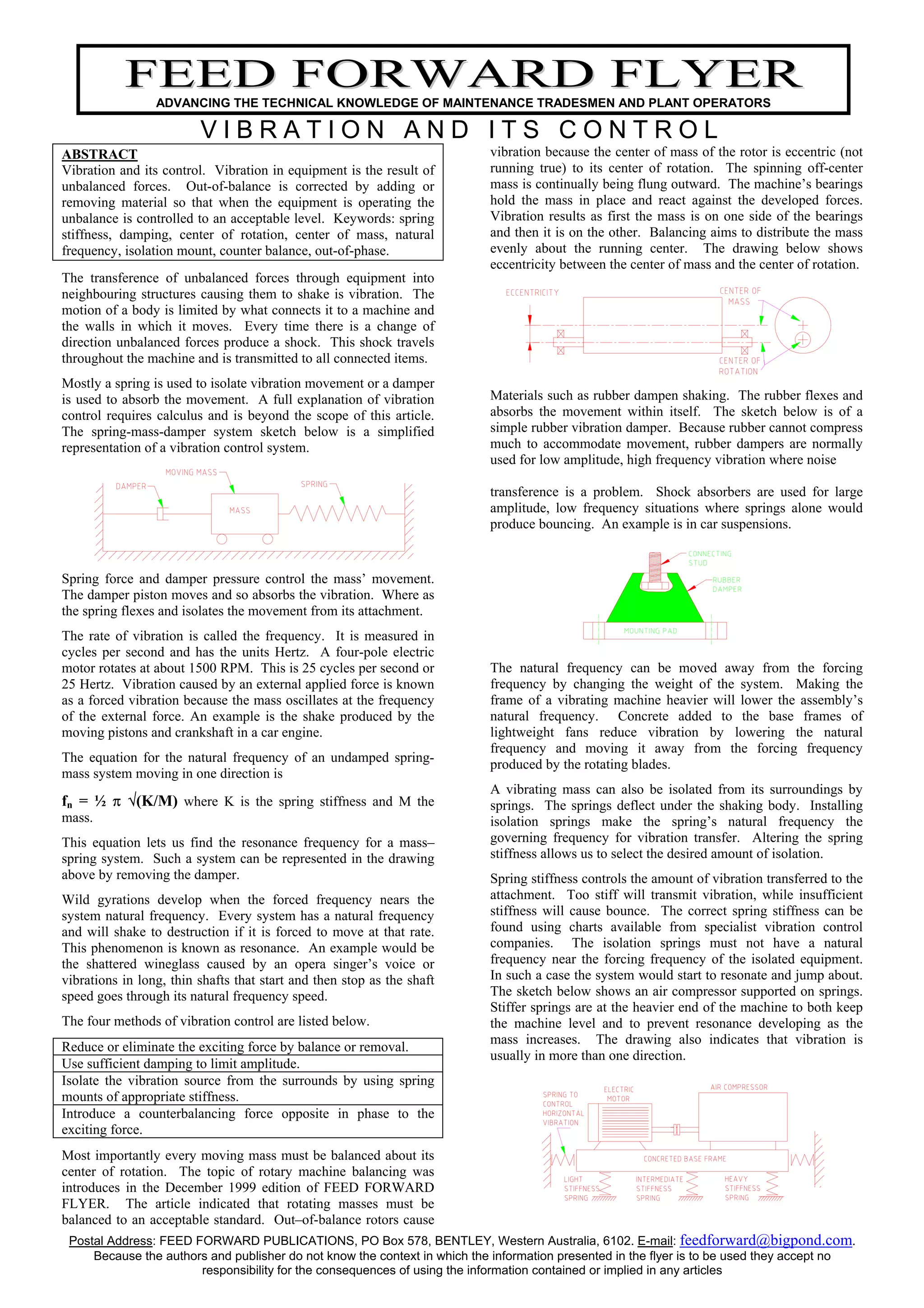 Vibration and its control | PDF