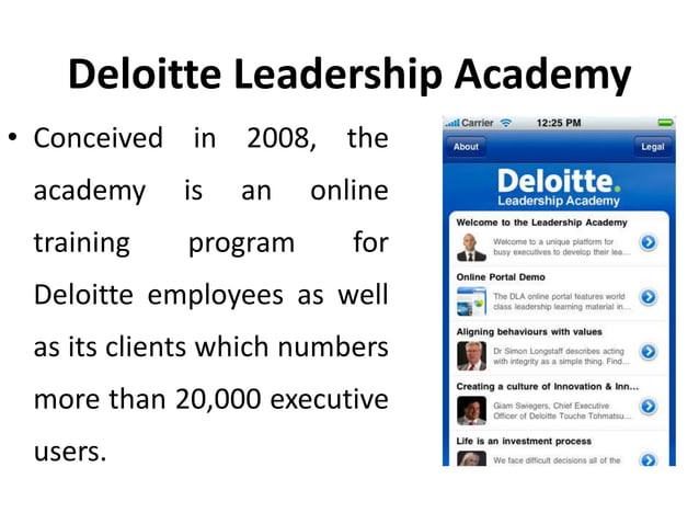 Deloitte leadership academy - Gamification in training and development ...