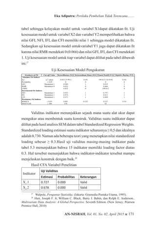 PERILAKU PEMBELIAN TIDAK TERENCANA (IMPULSE BUYING) DI PUSAT PERBENJAAN ...