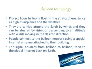 google project loon ppt for seminar | PPTX