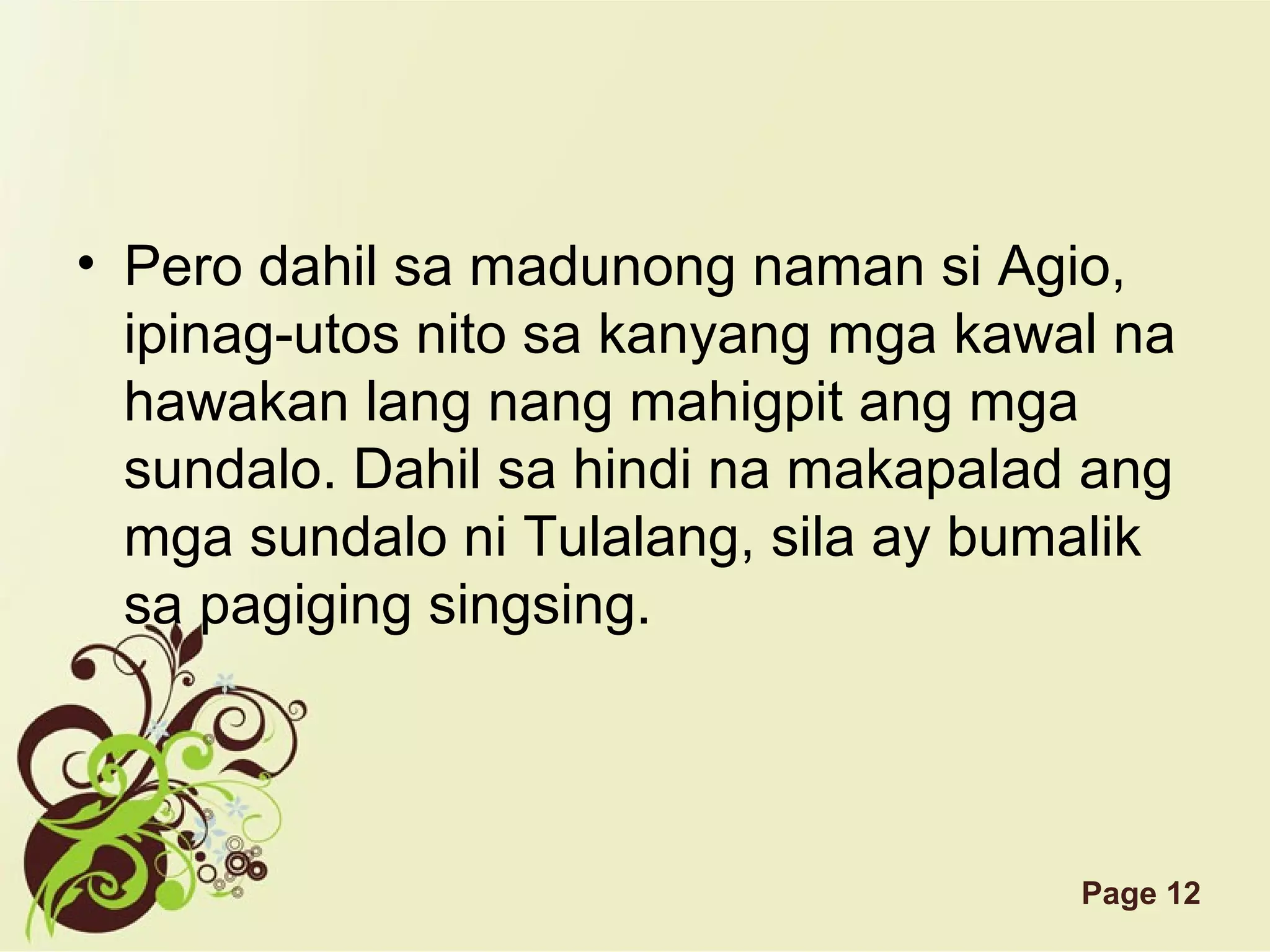 TULALANG: Epiko ng mga Manobo | PPT