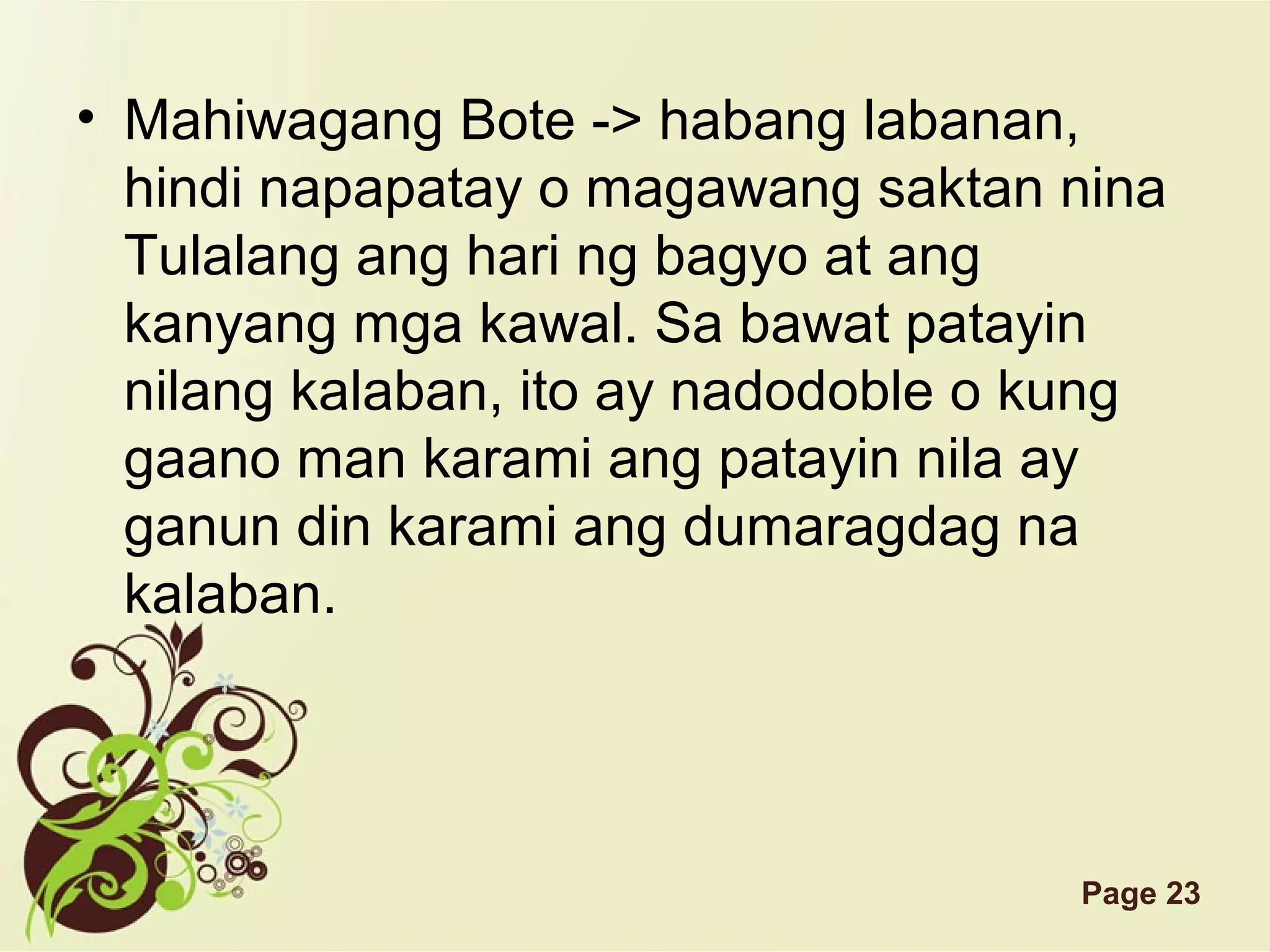 TULALANG: Epiko ng mga Manobo | PPT