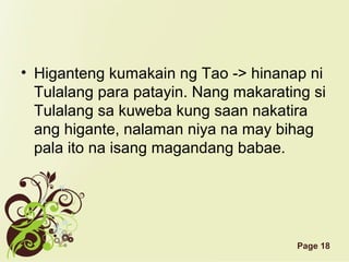 TULALANG: Epiko ng mga Manobo | PPT