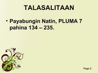 TULALANG: Epiko ng mga Manobo | PPT