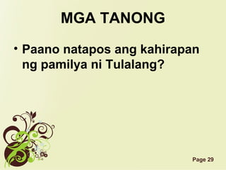 TULALANG: Epiko ng mga Manobo | PPT