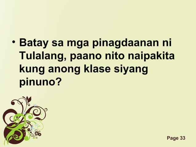 TULALANG: Epiko ng mga Manobo | PPT