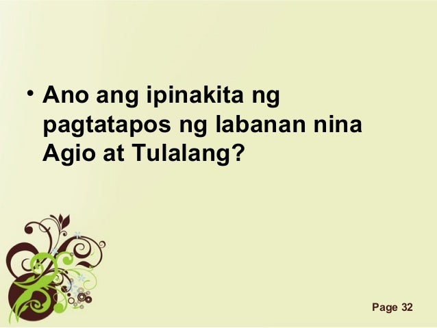 Tulalang Epiko Ng Mga Manobo