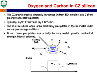 Wafer Fabrication, CZ Method--ABU SYED KUET | PPTX