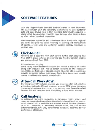 Nethawk CRM Telephony Solutions Brochure | PDF