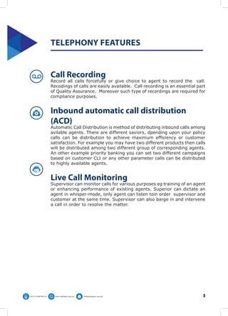 Nethawk CRM Telephony Solutions Brochure | PDF