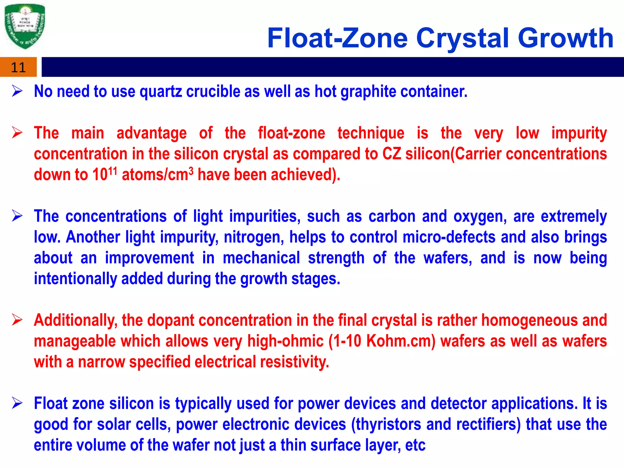 Float Zone, Bridgman Techniques--ABU SYED KUET | PPTX