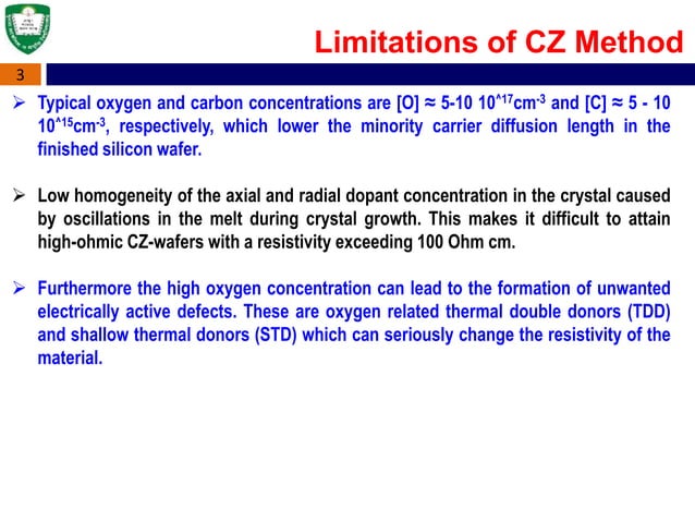Float Zone, Bridgman Techniques--ABU SYED KUET | PPTX | Chemistry | Science