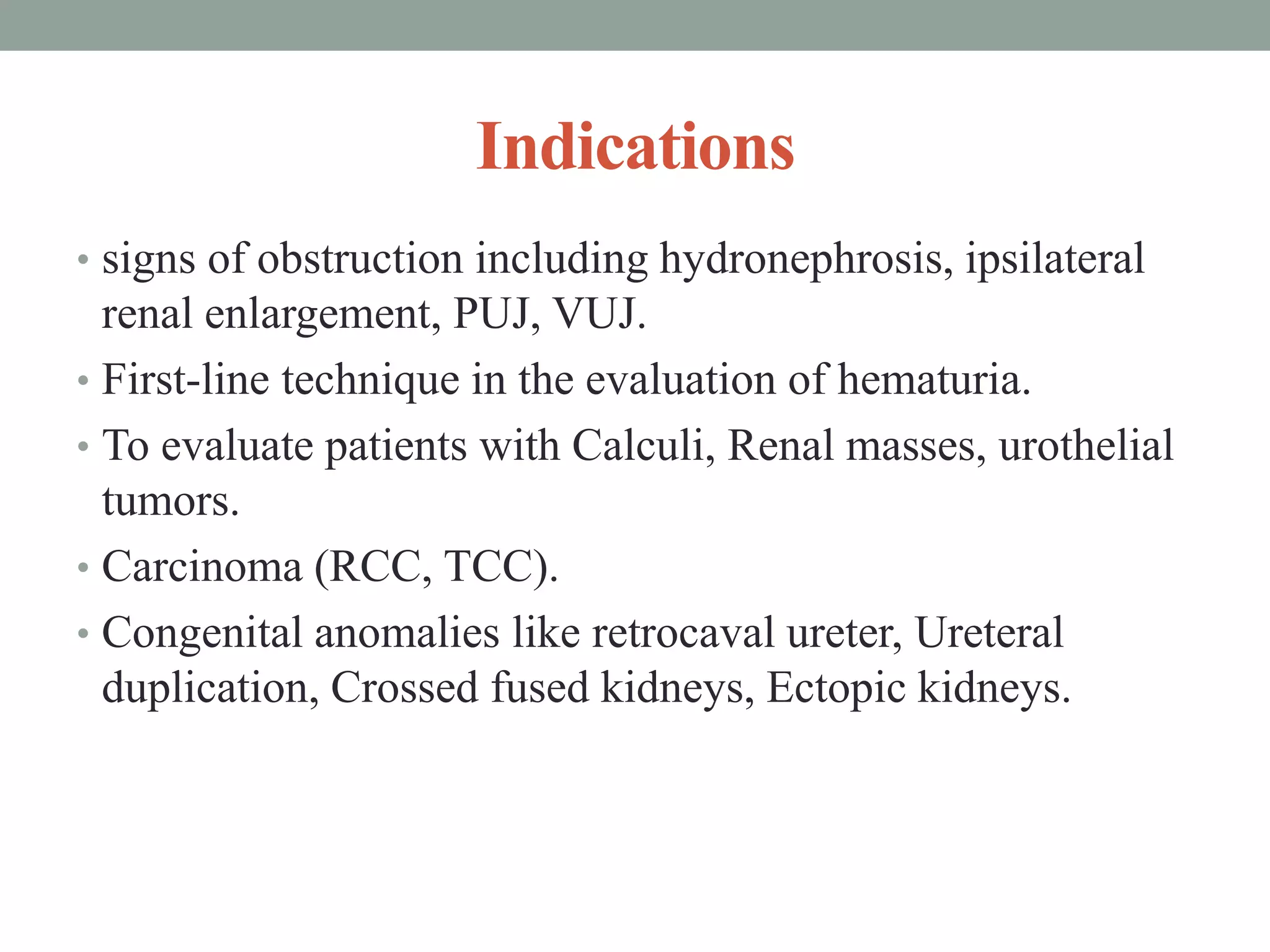 CT urography | PPTX