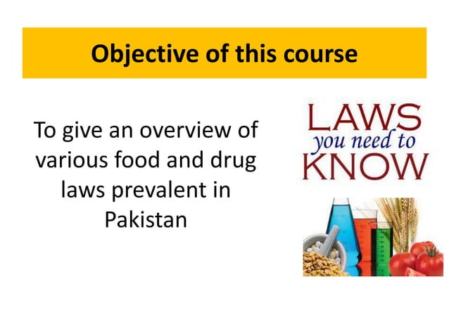 food laws history significance duties | PPT