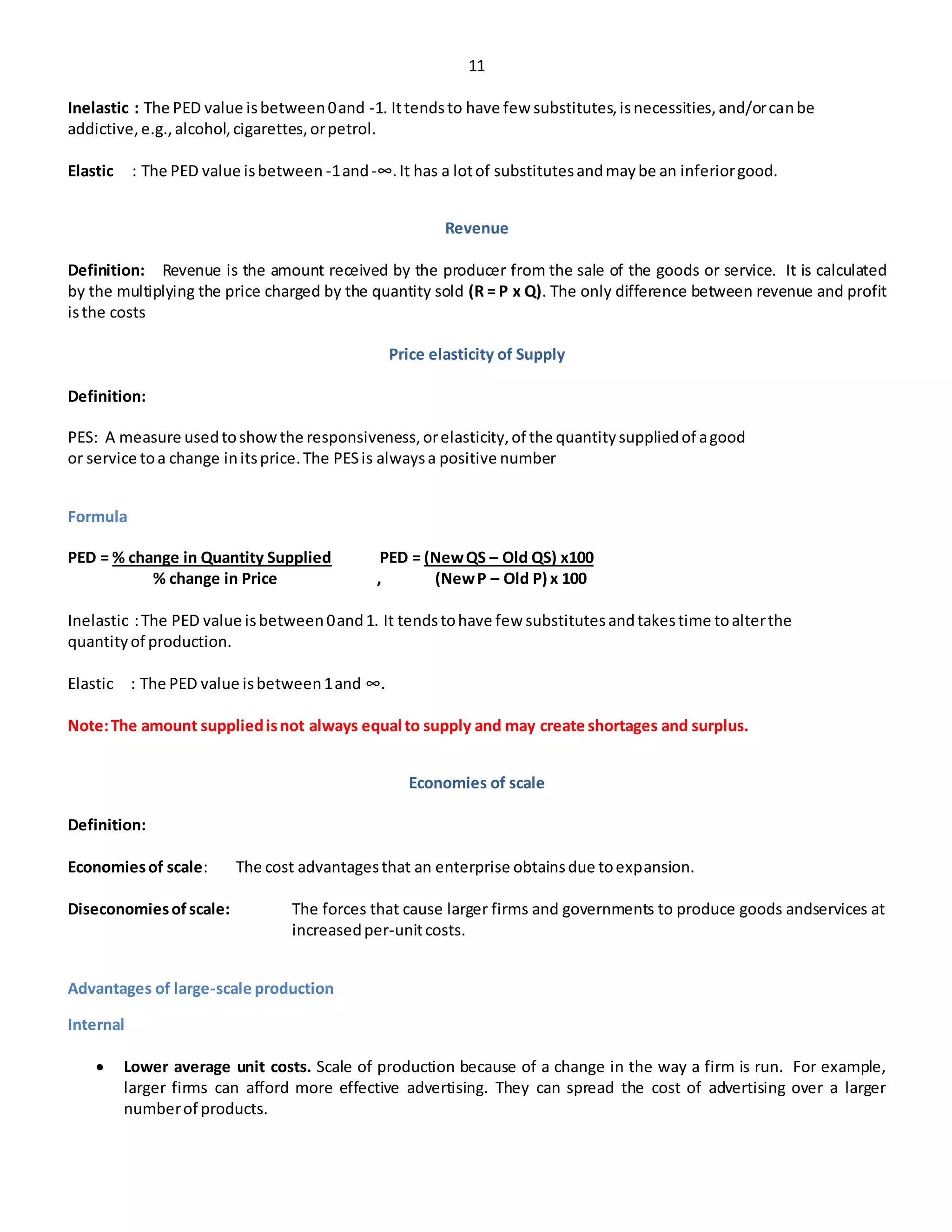 155195918 igcse-economics-revision-notes | DOCX