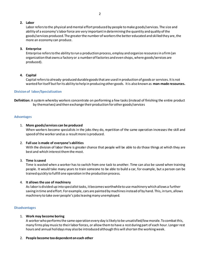155195918 igcse-economics-revision-notes | DOCX