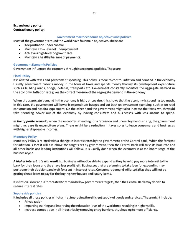 155195918 igcse-economics-revision-notes | DOCX