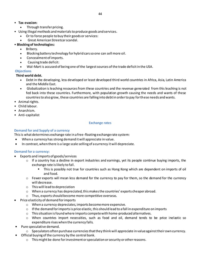 155195918 igcse-economics-revision-notes | DOCX